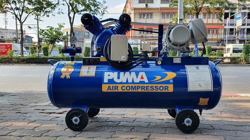 ปั๊มลมลูกสูบแบบสายพาน Puma 2 HP 148L 2สูบ รุ่น PP-22